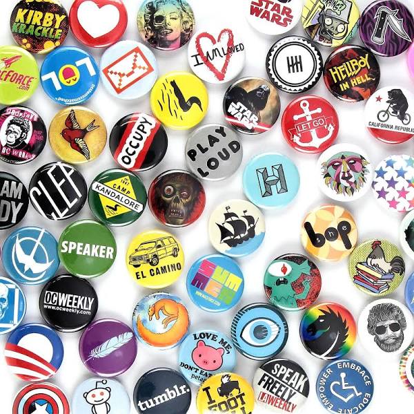 1 inch pin back buttons. – Carolina Creations llc