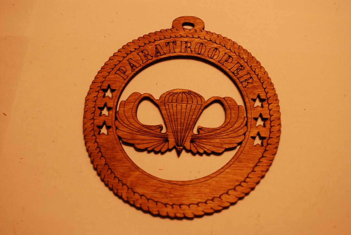PARATROOPER LASER ORNAMENT – Carolina Creations llc